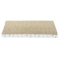 China Durable Corrugated Paper Cats Scratching Pad with Customizable Side Decal and Cats for sale