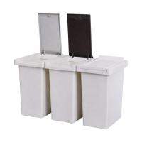 China Convenient 10L Pressing Type Plastic Trash Can for Household Waste Disposal for sale
