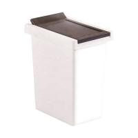 China Convenient 10L Pressing Type Plastic Trash Can for Household Waste Disposal for sale