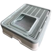 China Foldable Enclosed Cat Litter Box with Litter Shovel and Anti Splash Design N.W. 2850g for sale