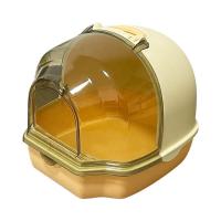China Pet Cleaning Grooming Products 54.7cm*46.5cm*41.8cm Cat Litter Box with Flip Top Cover for sale