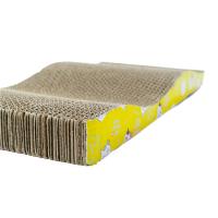 China Customizable Comfortable Corrugated Paper Cat Scratcher Board for Cats Claw Grinding for sale