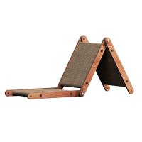 China Wood Style Multi-Shaped Cat Scratcher Board for Grinding Claws and Climbing 1350g for sale