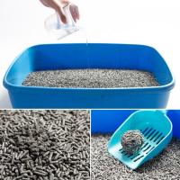 China OEM Charcoal Cat Litter Tofu Residue for Pets Cats Supplies by Grey for sale