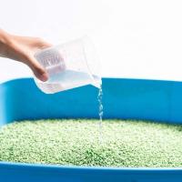 China Green Tea Scented Tofu Cat Litter Made from Soybean Fiber for Your Furry Friends for sale