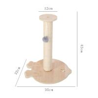 China Pet Toys Sisal Rope Scratch Posts Cat Tree Scratcher Post for Indoor Cats and Kittens for sale