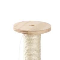 China Pet Toys Sisal Rope Scratch Posts Cat Tree Scratcher Post for Indoor Cats and Kittens for sale