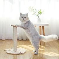 China Pet Toys Sisal Rope Scratch Posts Cat Tree Scratcher Post for Indoor Cats and Kittens for sale