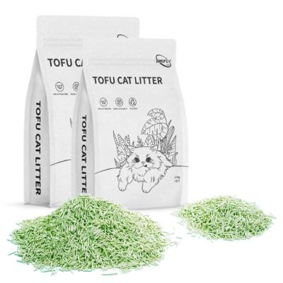 China Customizable Tofu Cat Litter OEM Flushable Plant-Based Clumping for Cats and Kittens for sale