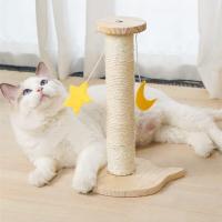 China Stylish Wooden Cat Scratch Tree for Kitten Sisal Style and Multi-level Design for sale