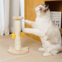 China Stylish Wooden Cat Scratch Tree for Kitten Sisal Style and Multi-level Design for sale