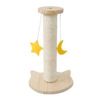 China Stylish Wooden Cat Scratch Tree for Kitten Sisal Style and Multi-level Design for sale