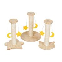 China Stylish Wooden Cat Scratch Tree for Kitten Sisal Style and Multi-level Design for sale
