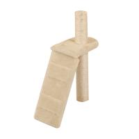 China Kitten Climbing Scratching Post Sisal Rope Cat Tree House with Hammock Pet Toys Furniture for sale