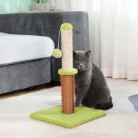 China Multifunctional Cat Kitten Scratch Post with Massage Pole and Pet Toys in Living Room for sale