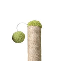 China Multifunctional Hemp Rope Berber Fleece Cat Scratching Post with Cat Tree and Massage for sale