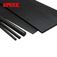 China Antistatic ESD PEEK Round Stock Rod Material Modified Plastic Extrusion for sale