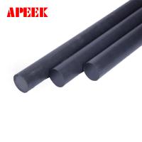 China Antistatic ESD PEEK Round Stock Rod Material Modified Plastic Extrusion for sale
