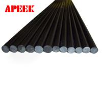 China Antistatic ESD PEEK Round Stock Rod Material Modified Plastic Extrusion for sale