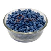 China blue color GF20 PEEK Engineering Plastic Pellet Raw Material For Aerospace for sale