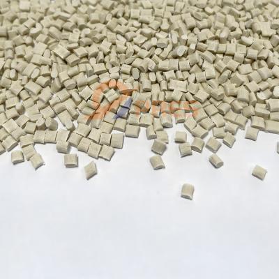 China Customized Bioplastic Raw Material 40% Glass Fiber PPS Plastic Natural Color for sale