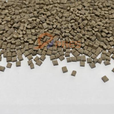 China 40% Glass Fiber Plastic Extrusion Pellets Brown PPS Injection Moulding Granules for sale