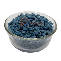 China 60% Glass Fiber 15% PTFE Polyphenylene Sulfide Resin PPS Blue Plastic Pellets for sale