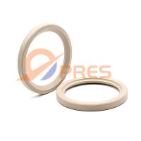 China Natural Color Good dimensional stability Peek Backup  Rings Customized for sale