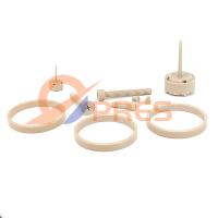 China Natural Color Good dimensional stability Peek Backup  Rings Customized for sale