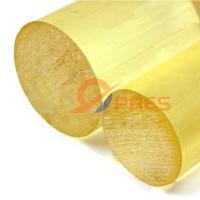 China Engineering Plastics Amber PSU Polysulfone Rod Plate Sheet Bar Machining for sale