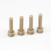 China Industrial PEEK 1000 Machined Parts Screw High Temperature Resistance for sale