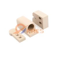China Low friction coefficient and friction resistant natural color peek slider for sale