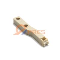 China Low friction coefficient and friction resistant natural color peek slider for sale
