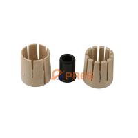 China Low Noise Friction Resistance PEEK Shaft Sleeve with Customized Abrasion Resistance for sale