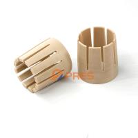 China Low Noise Friction Resistance PEEK Shaft Sleeve with Customized Abrasion Resistance for sale