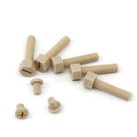 China Custom Injection Molding Services for High Temperature Resistant Peek Screws for sale