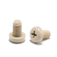 China Custom Injection Molding Services for High Temperature Resistant Peek Screws for sale
