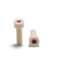 China Custom Injection Molding Services for High Temperature Resistant Peek Screws for sale