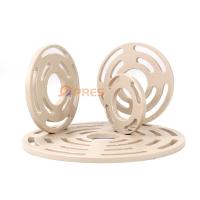 China Abrasion Chemical Resistance Engineering Plastic PEEK Parts Valve Plate OEM for sale