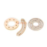 China Abrasion Chemical Resistance Engineering Plastic PEEK Parts Valve Plate OEM for sale