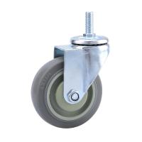 China 110kg Maximum Load 3-5inch Industry Mute Furniture Swivel with Brake Caster Wheel for sale