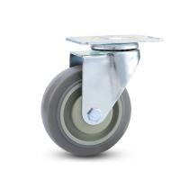 China 110kg Maximum Load 3-5inch Industry Mute Furniture Swivel with Brake Caster Wheel for sale