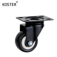 China 75mm 3inch Industry Wheel Barrow Castor Wheel with Maximum Load of 110kg PU Material for sale