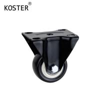 China 75mm 3inch Industry Wheel Barrow Castor Wheel with Maximum Load of 110kg PU Material for sale