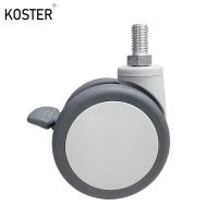 China 4 Inch TPR Swivel Caster Wheel ISO 9001 With 350kg Maximum Load for sale
