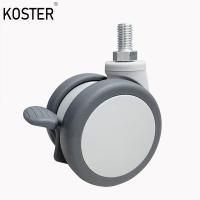 China 4 Inch TPR Swivel Caster Wheel ISO 9001 With 350kg Maximum Load for sale