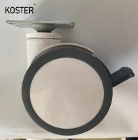 China 5 Inch Hospital Bed Brake Medical Caster Wheels Customization Gross Weight 1.500kg for sale
