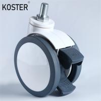 China 5 Inch Hospital Bed Brake Medical Caster Wheels Customization Gross Weight 1.500kg for sale