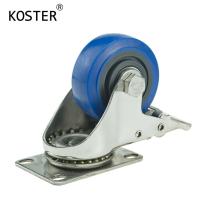 China 3inch 4inch 5inch Tool Cabinet Furniture Trolley Industrial PU Polyurethane Caster Wheel for sale