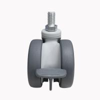 China 5 Inch Twin Rotating Wheel Medical Caster for Hospital Equipment in US Currency for sale